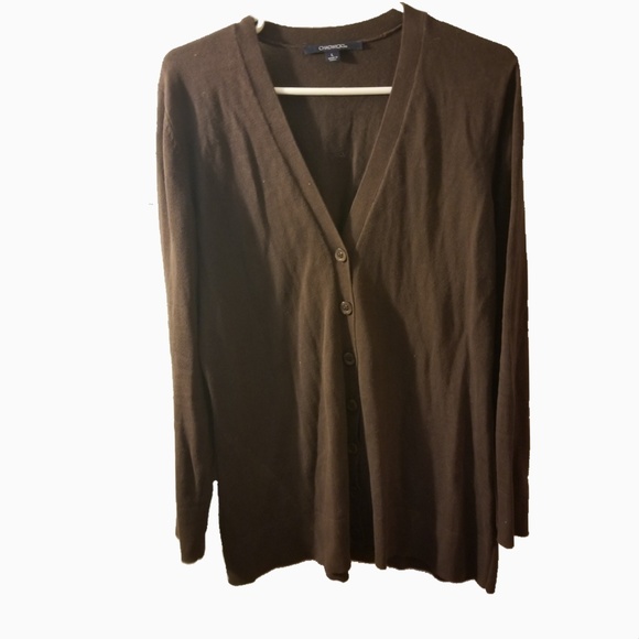 Chadwicks | Sweaters | Vintage Chadwicks Brown Longsleeve Buttondown ...